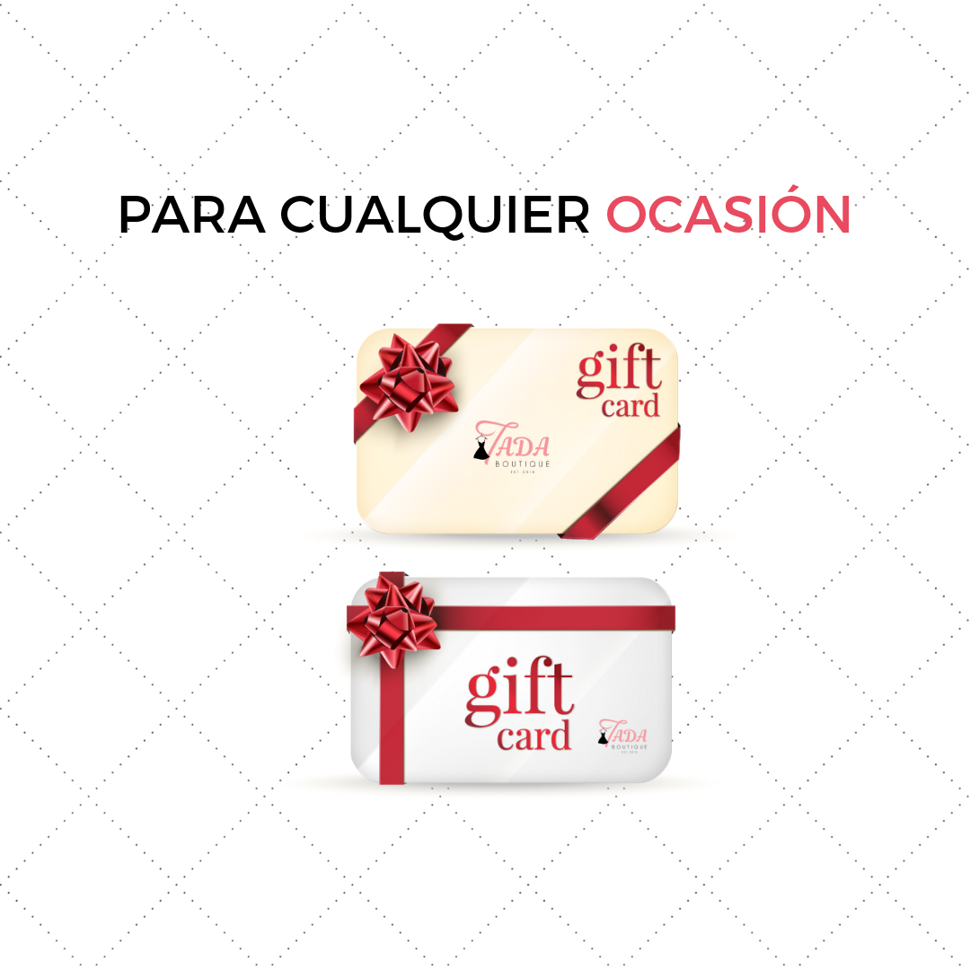 TADA gift card – TADA Boutique